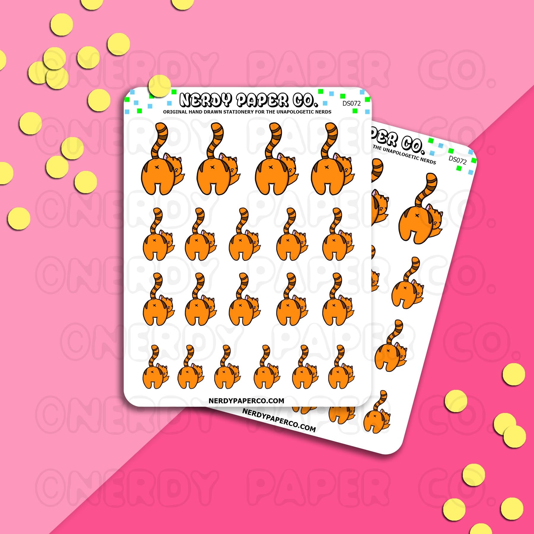 SPUNKY SUKI - Hand Drawn Planner Stickers - DS072 – NERDYPAPERCO